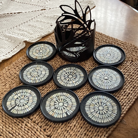 coasters | Dining | Vintage I Updated This Item Of A Set A Coasters And ...
